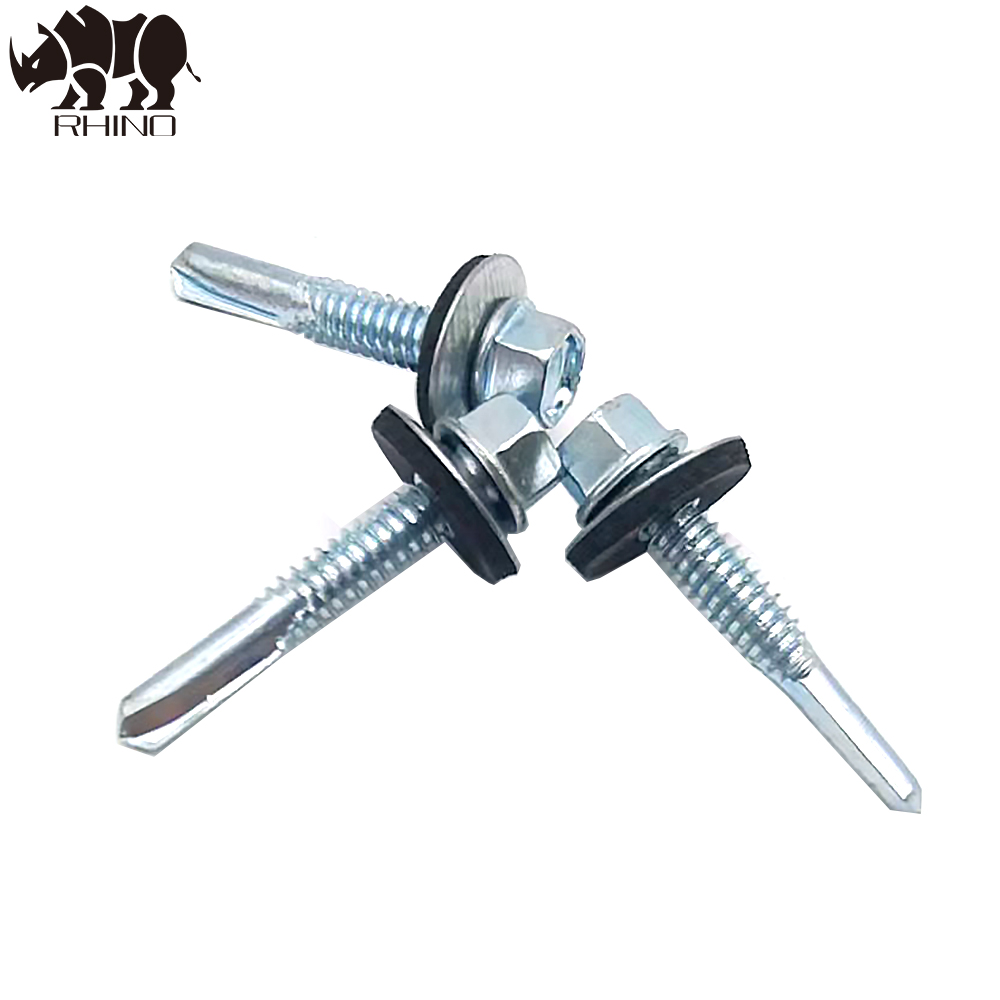 Bi-Metal Hex Head Self-Drilling Screw Point #5 - Meigesi
